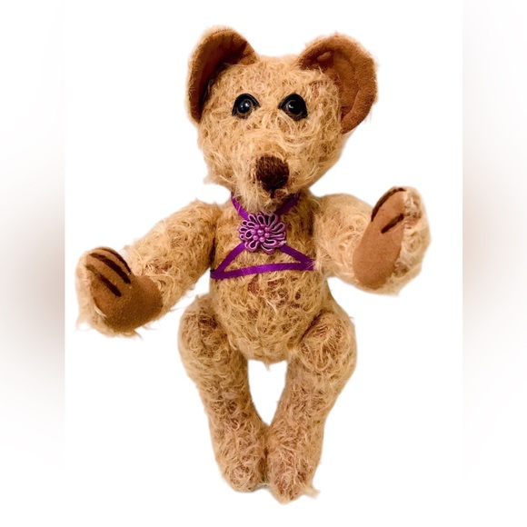 Earth Tree | Toys | Vintage Artist Hand Made Mohair Plush Bear With ...
